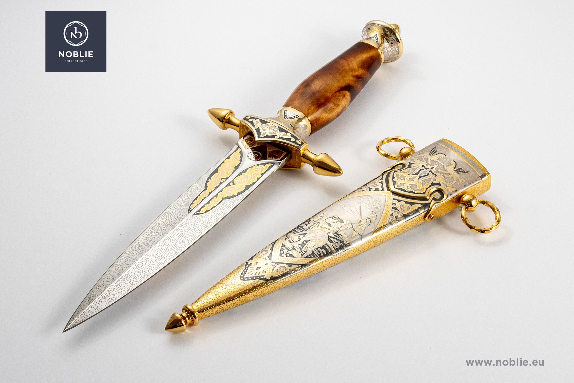 Custom Daggers — Damascus, Hunting, Engraved, Stiletto | Noblie