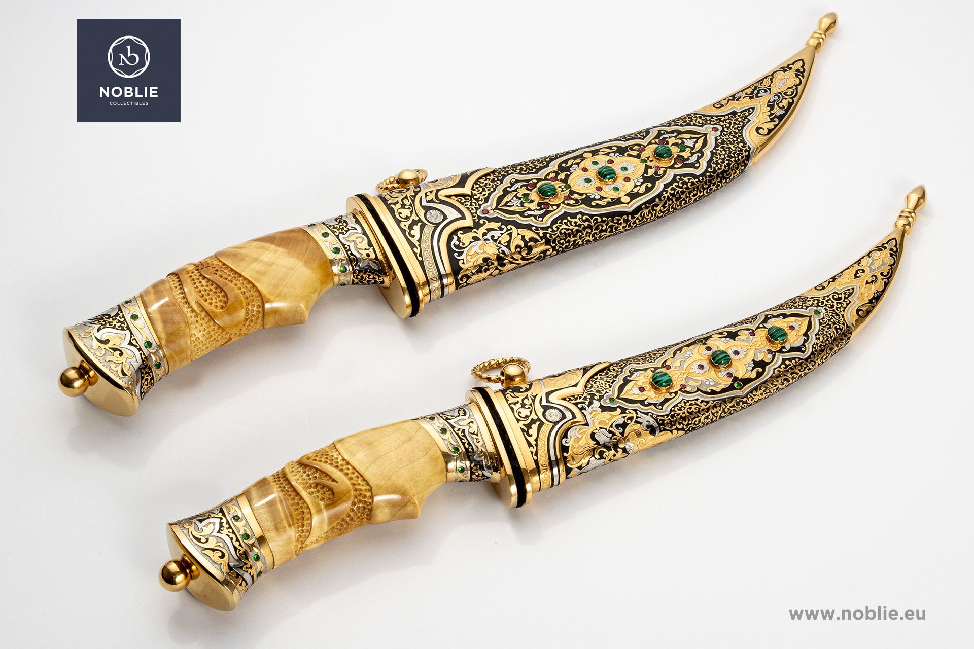 Custom Daggers — Damascus, Hunting, Engraved, Stiletto | Noblie