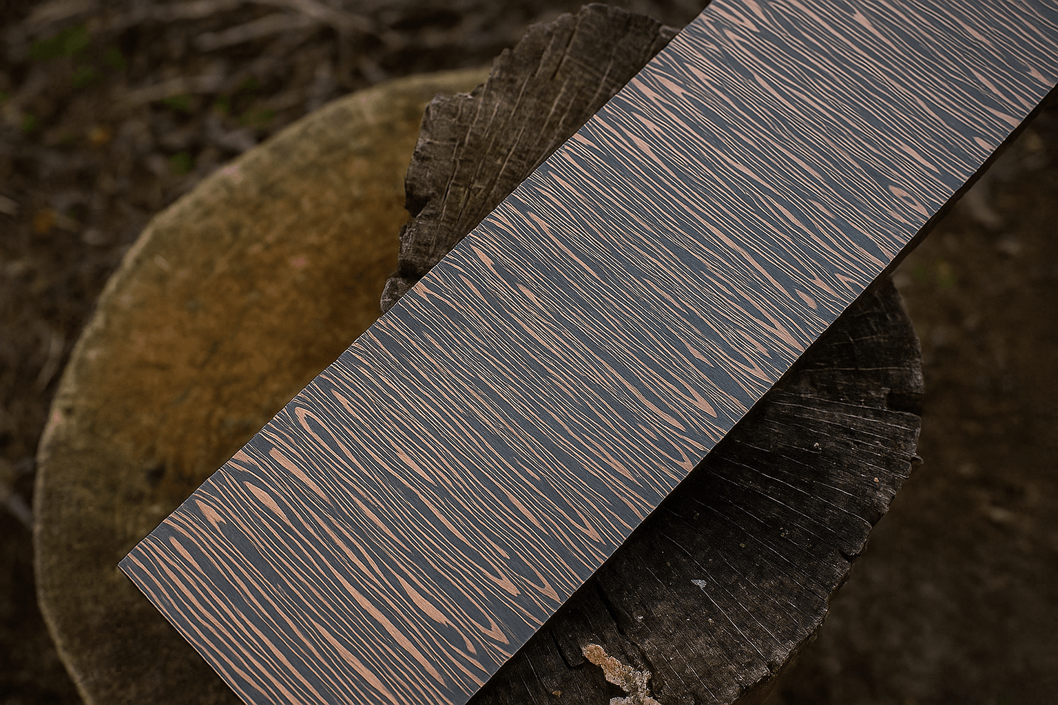 Copper Damascus Knife: Forging Cu-Mai Copper-Steel Blades